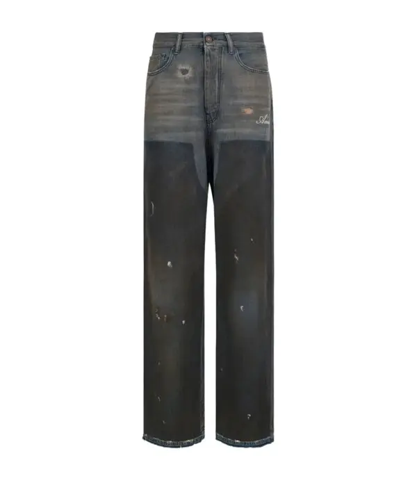 Amiri Bones Baggy Jeans - Dark Gray