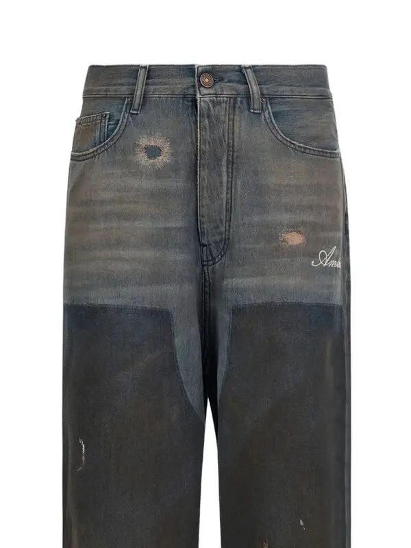 Amiri Bones Baggy Jeans
