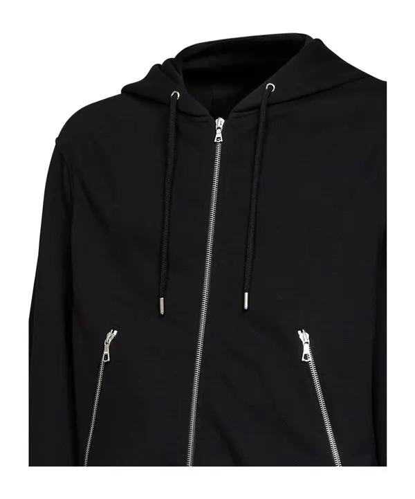 Dries Van Noten Long Sleeve Zip-up Hooded Sweatshirt