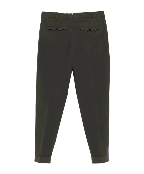 PT TORINO Pleated Turn-up Trousers