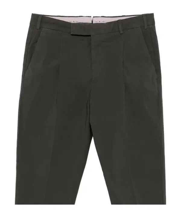 PT TORINO Pleated Turn-up Trousers