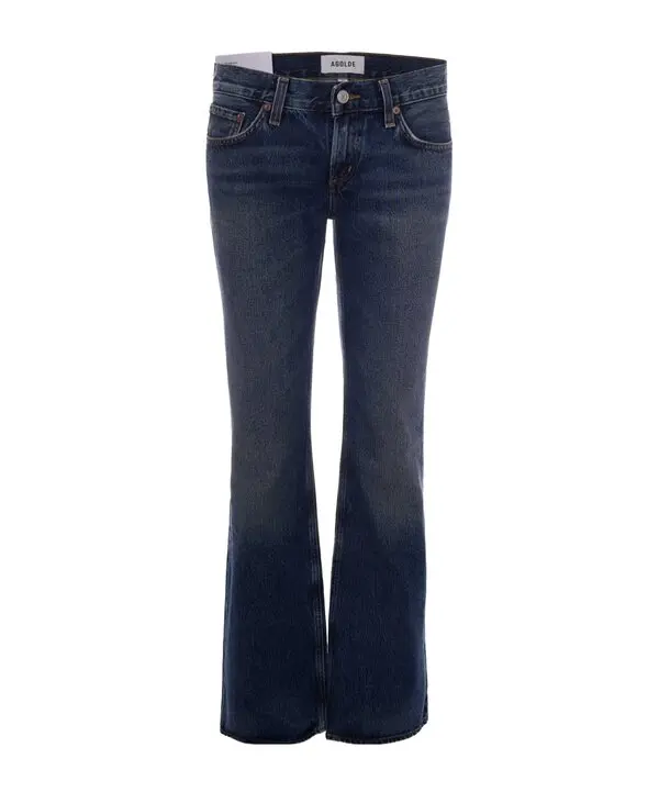 AGOLDE Low-rise Flare Jeans - Black