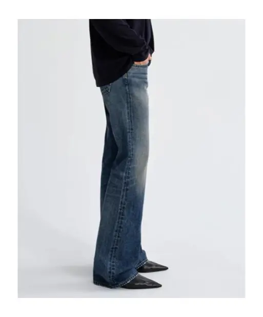 AGOLDE Low-rise Flare Jeans - Black