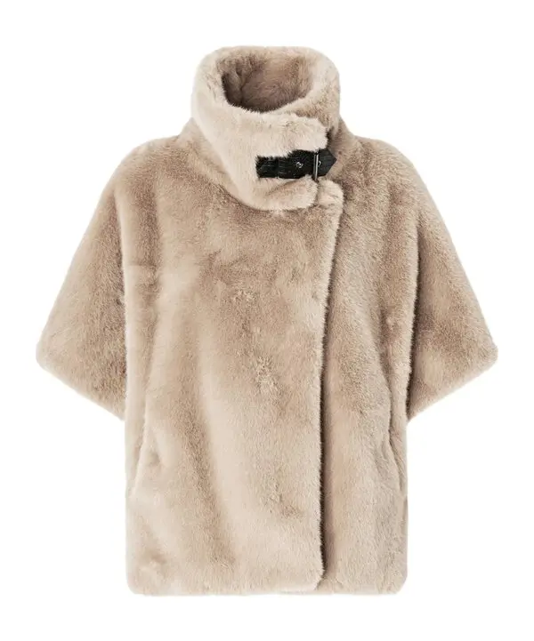 Pinko Stand-collar Casual Jacket - Beige