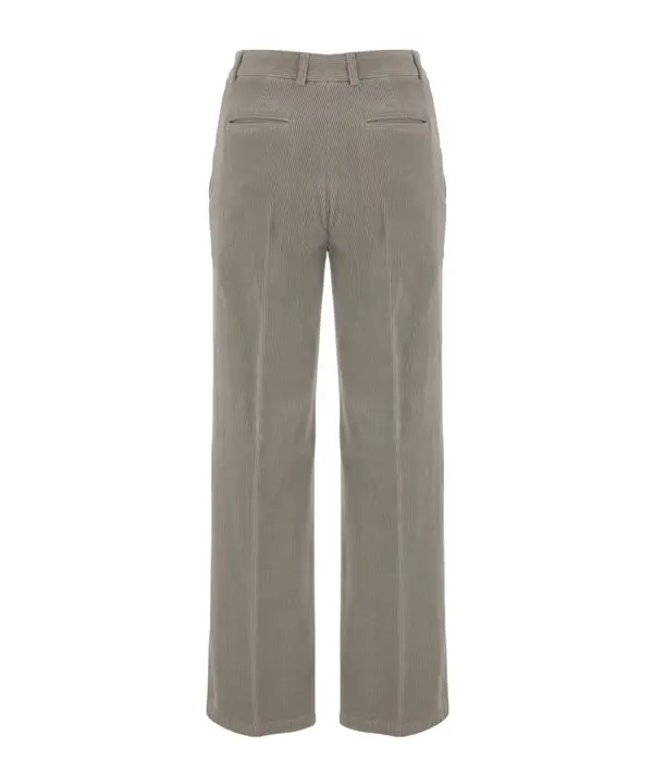 QL2 QUELLEDUE Teodora Ribbed Straight-leg Pants