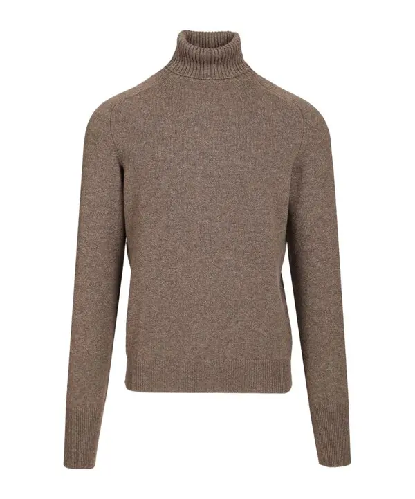 Fedeli Turtleneck Sweater - Brown