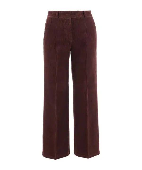 QL2 QUELLEDUE Wide-leg Corduroy Pants - No