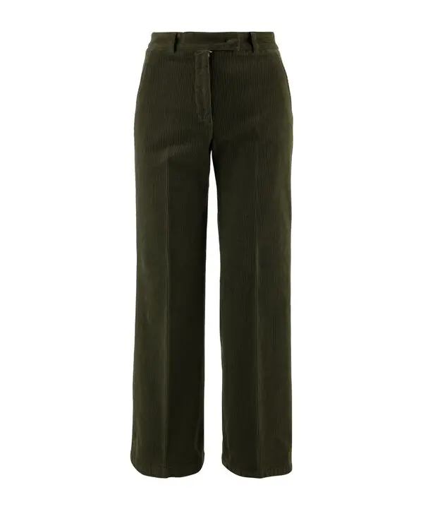 QL2 QUELLEDUE Teodora Ribbed Straight-leg Pants
