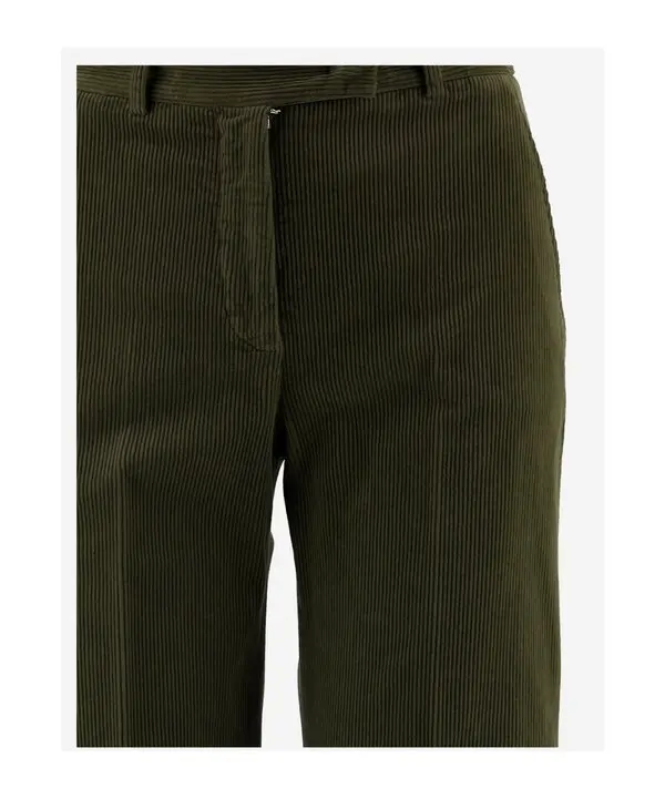 QL2 QUELLEDUE Teodora Ribbed Straight-leg Pants