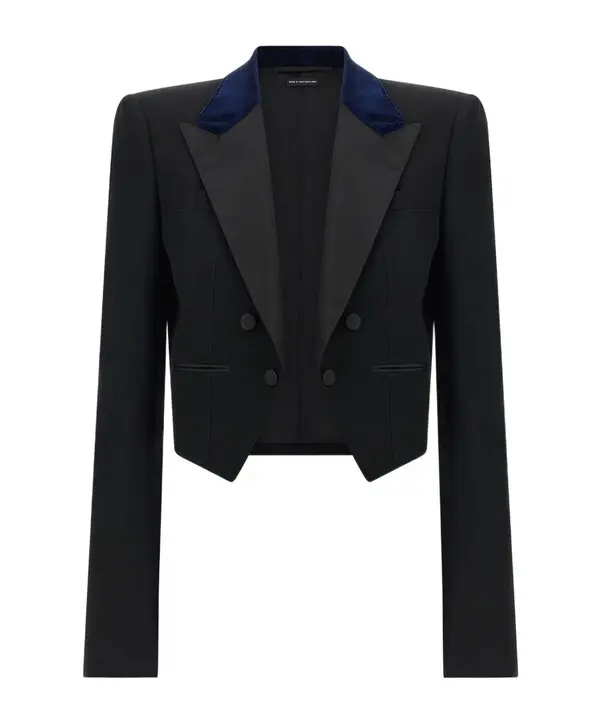 TOM FORD Cropped Blazer - Black