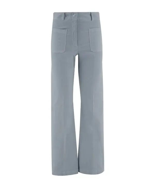 QL2 QUELLEDUE Nina Flared Velvet Pants
