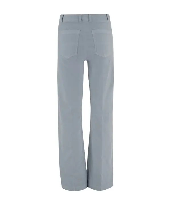 QL2 QUELLEDUE Nina Flared Velvet Pants