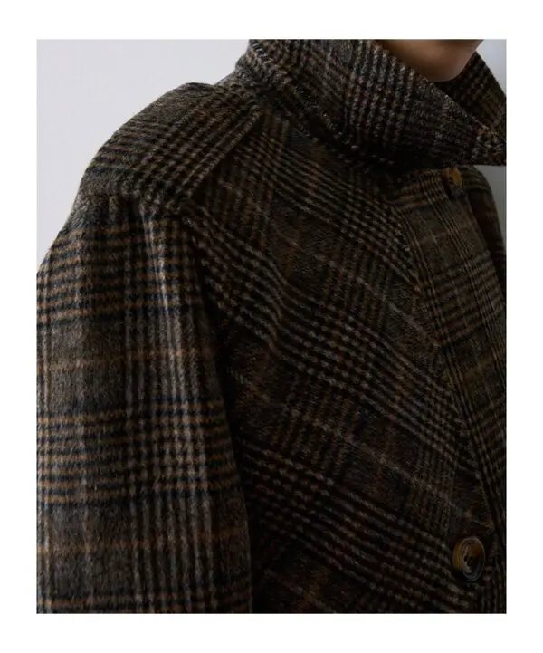 Liu Jo Long Coat With Belt And Notched Lapel - Black