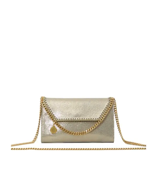 Stella McCartney Falabella Wallet On Chain Crossbody Bag - Gold