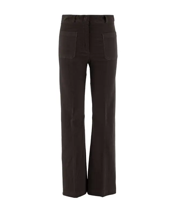QL2 QUELLEDUE Nina Flared Velvet Pants