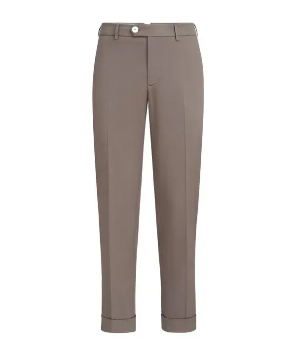 Brunello Cucinelli Casual Pants With Belt Loops - Gray