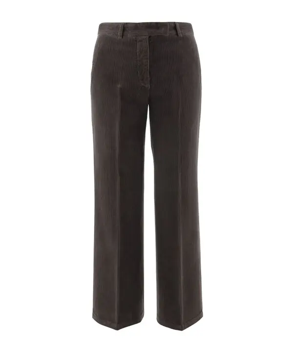 QL2 QUELLEDUE Teodora Corduroy Wide-leg Pants - No