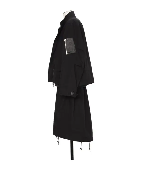 Sacai Nylon Twill X Rip Stop Coat