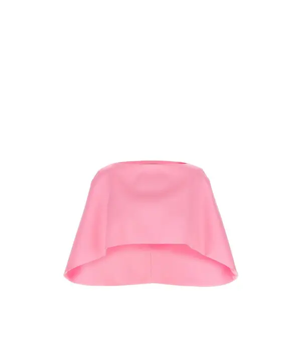 Alberta Ferretti Cropped Shawl - Pink