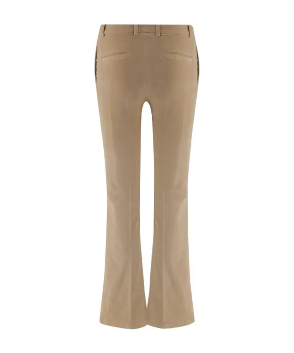 QL2 QUELLEDUE Matisse Stretch Velvet Pants - Brown