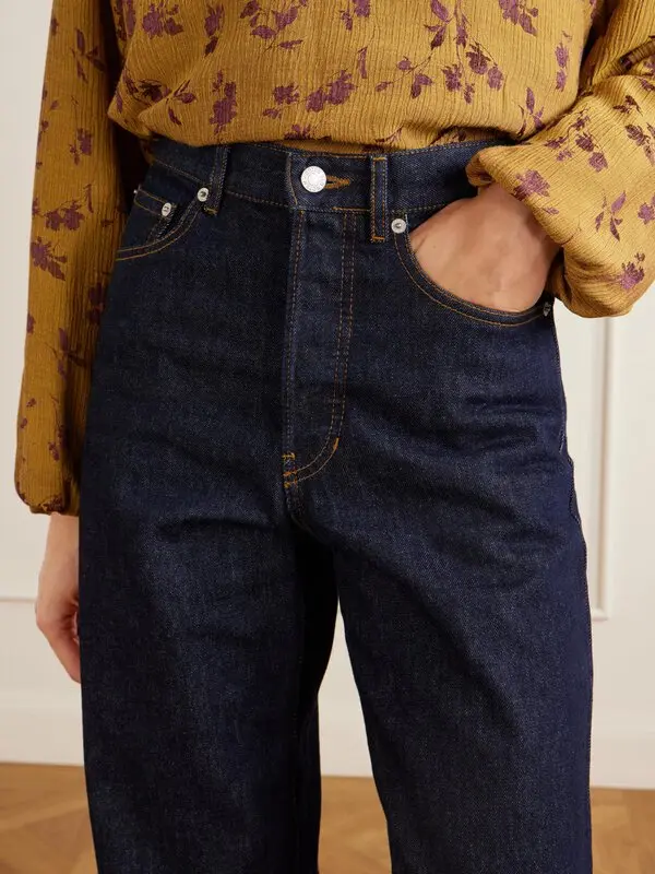 Dries Van Noten Belt-loop Wide-leg Jeans