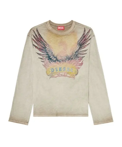 DIESEL® Long-sleeve T-shirt - Beige