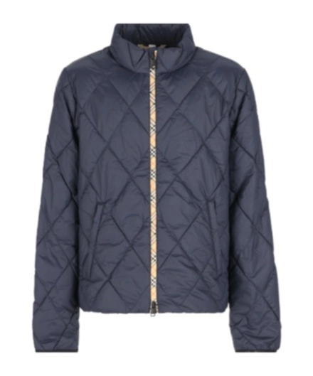 Burberry High-collar Jacket - Black