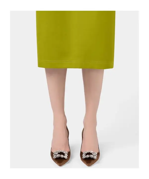 ROGER VIVIER Efflorescence Satin Pumps