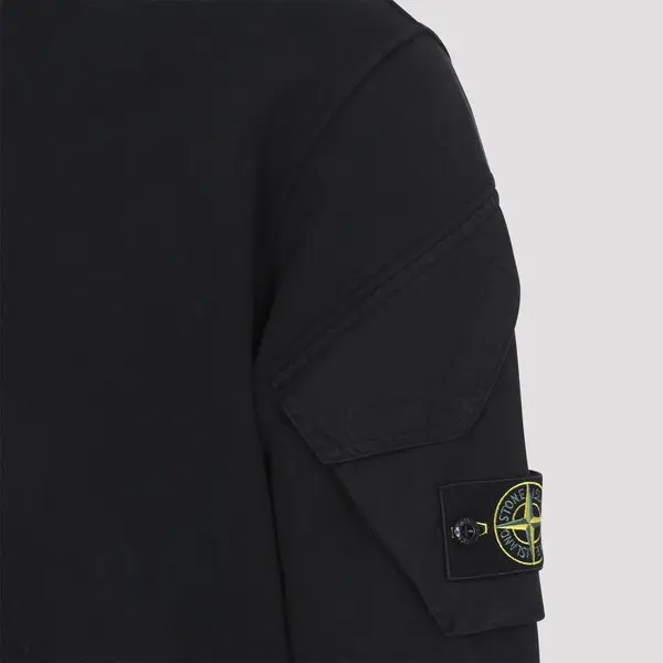 Stone Island Crewneck Sweatshirt With Detachable Logo