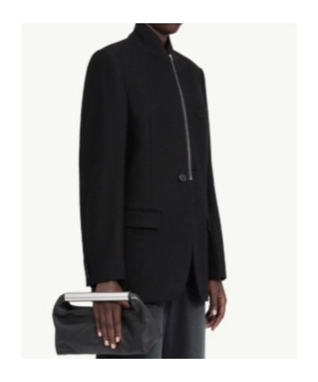 MAISON MARGIELA Zip-front Flannel Blazer