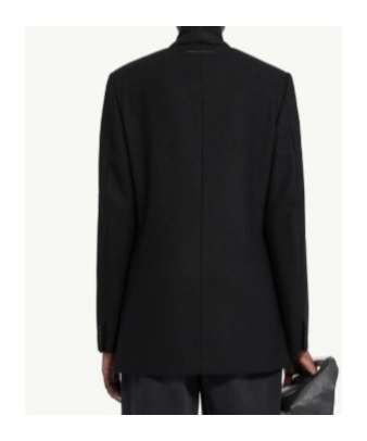 MAISON MARGIELA Zip-front Flannel Blazer