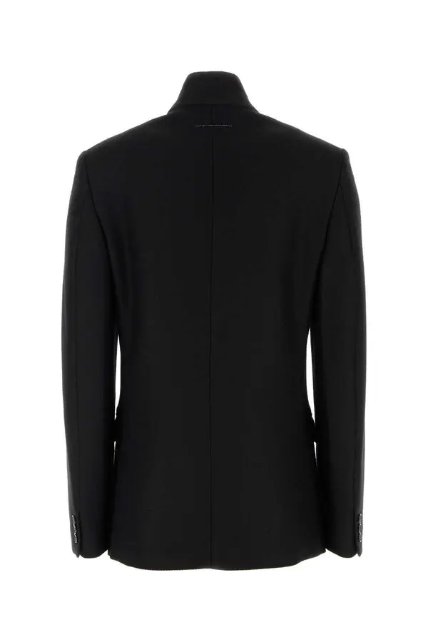 MAISON MARGIELA Zip-front Flannel Blazer