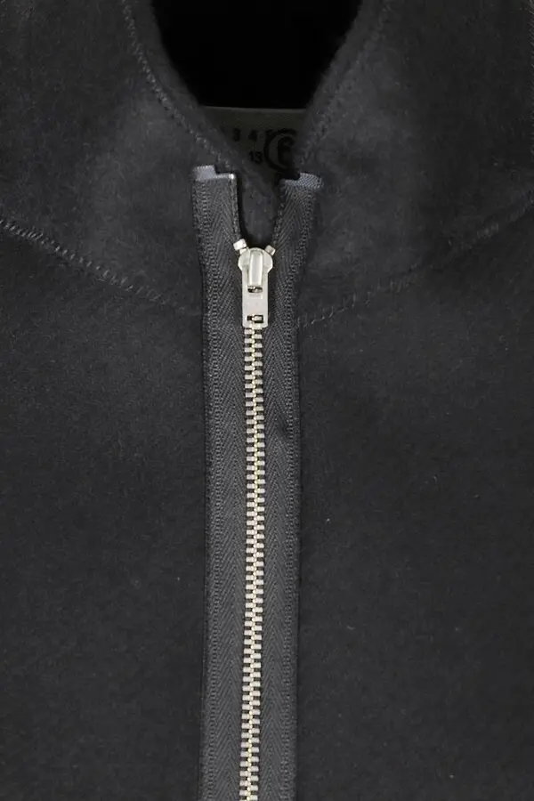 MAISON MARGIELA Zip-front Flannel Blazer
