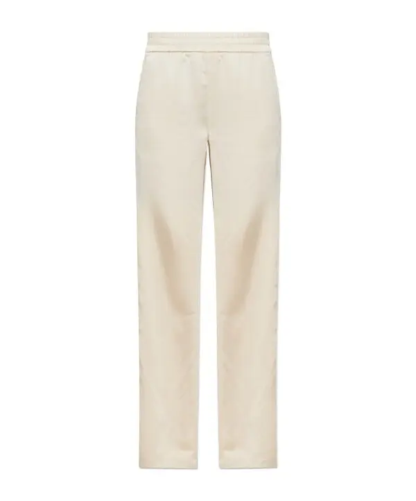 Off-White Elastic-waist Casual Trousers
