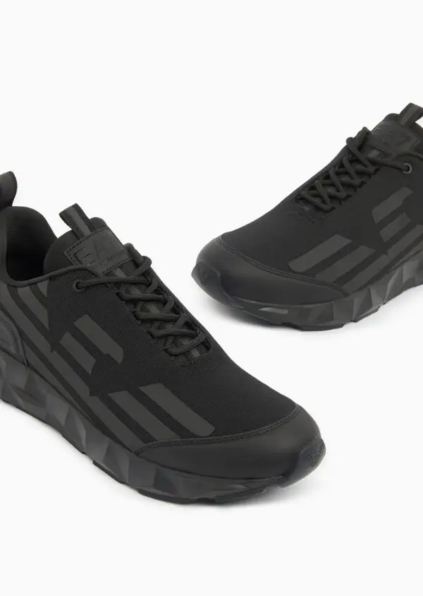 EA7 Logo-print Lace-up Sneakers