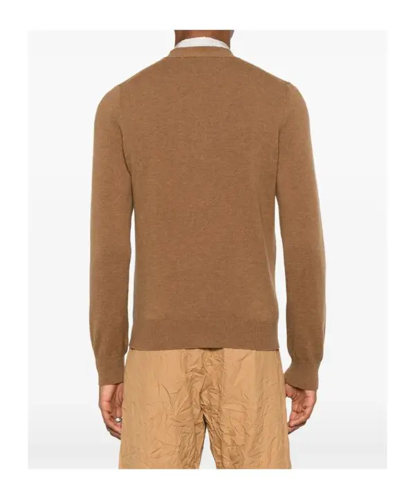 Comme Des Garçons Heart-patch Wool Cardigan