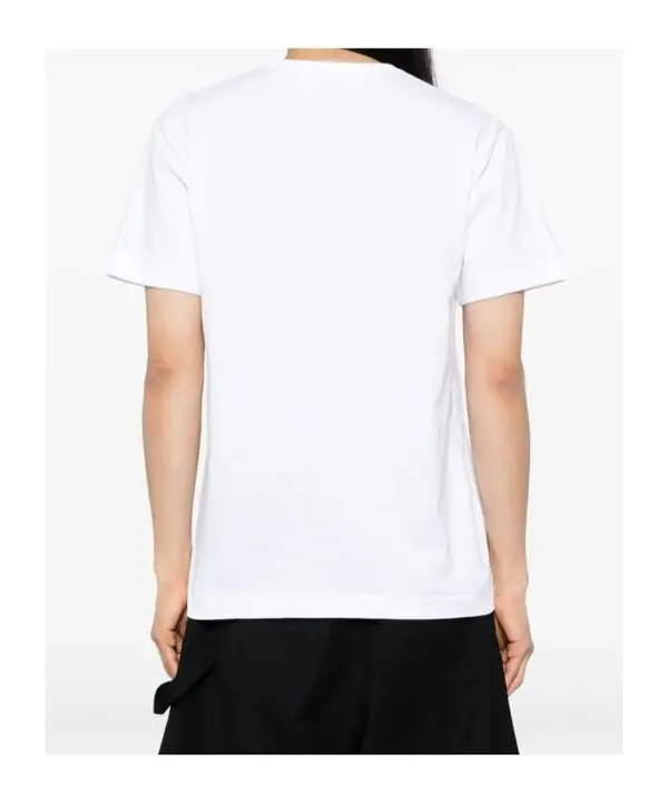 Comme Des Garçons Logo Printed Embellished T-shirt