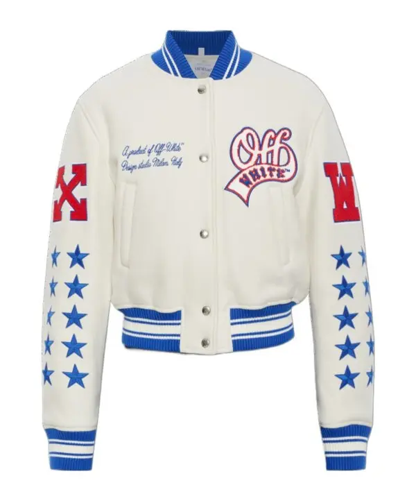 Off-White Long-sleeve Casual Jacket - No