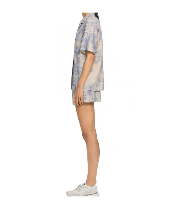 Off-White City Nature Linen Ss Pajama Shirt