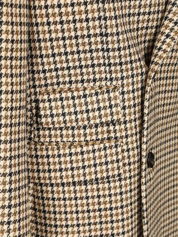Emporio Armani Double-breasted Blazer Artan Check Motif