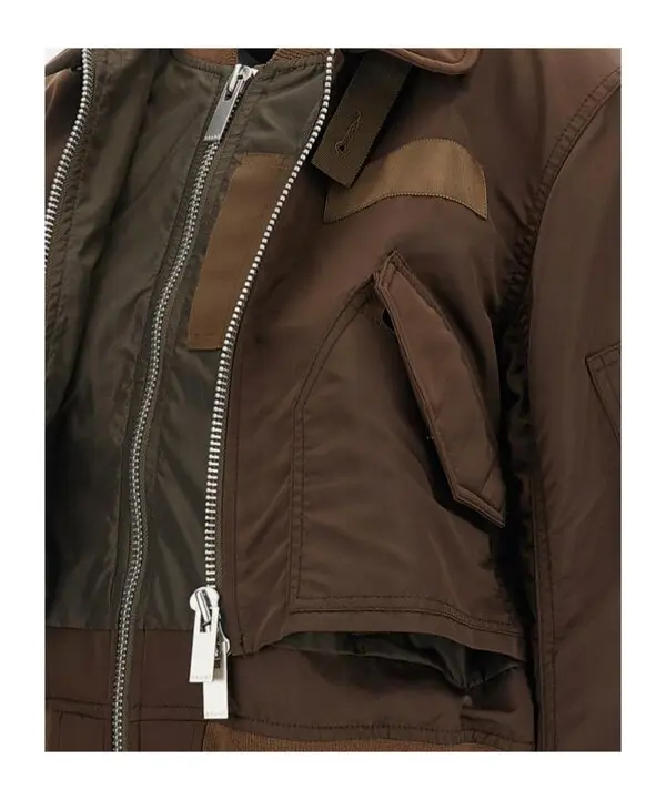 Sacai Double-zip Bomber Jacket