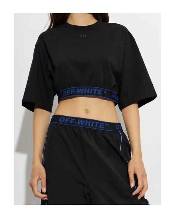 Off-White Cropped T-shirt