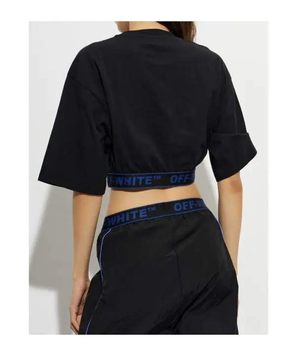 Off-White Cropped T-shirt