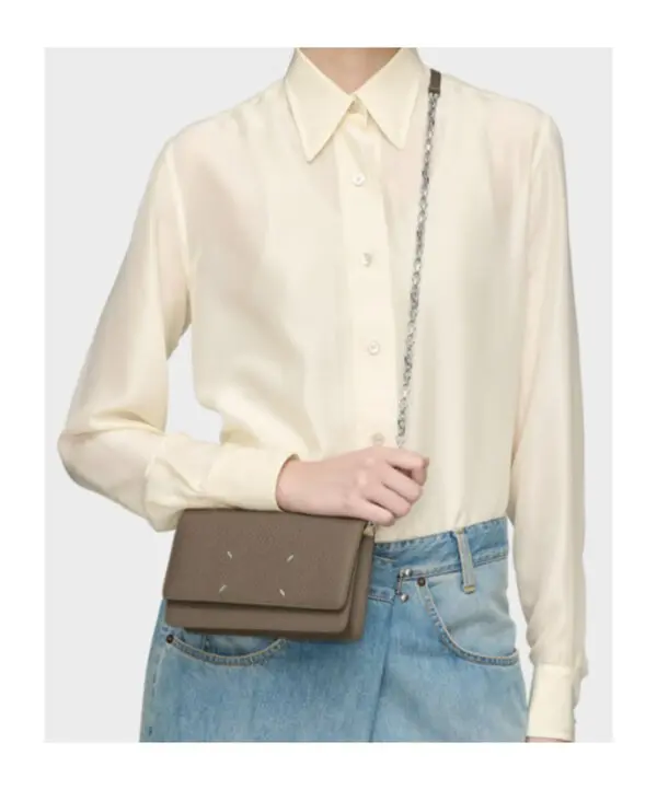 MAISON MARGIELA Chain Wallet - Brown