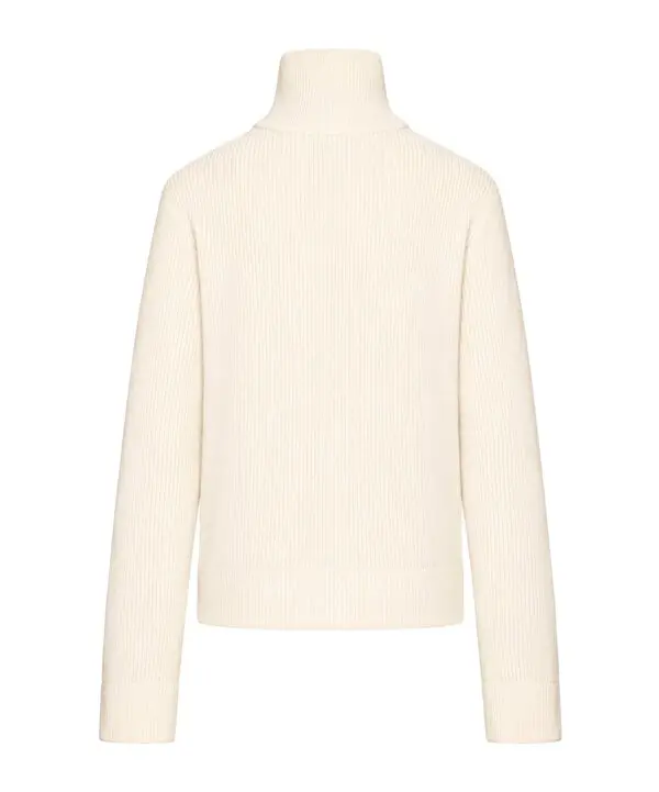 MAISON MARGIELA Ribbed-knit Zip-up Cardigan