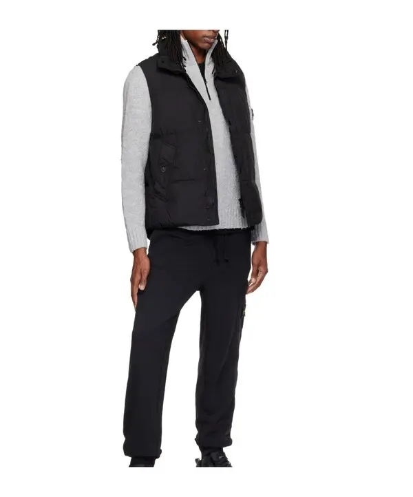 Stone Island Quilted Padded Vest - Black