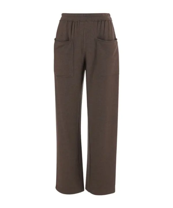Giorgio Armani Patch Pocket Wide-leg Pants - Brown