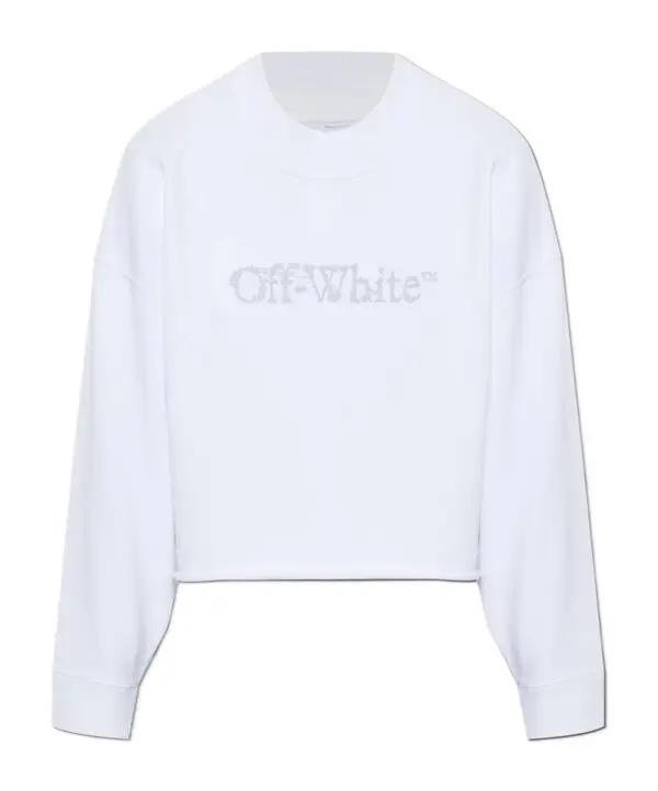 Off-White Cropped Sweatshirt