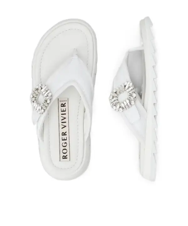 ROGER VIVIER Slidy Viv Thong Mules