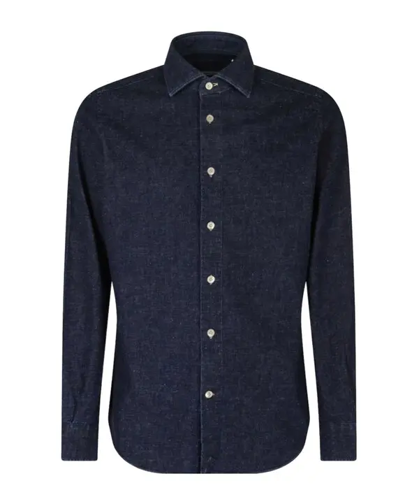 Eleventy Long-sleeved Shirt - Blue